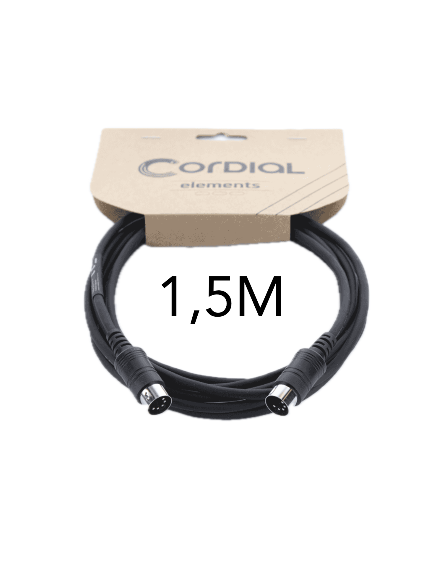 CORDIAL ED 1.5 AA - MIDI DIN 5-pin 1.5m | DISTRISCENES.Com